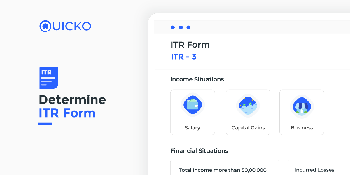 Check which ITR Form you should file? | Income Tax | Quicko